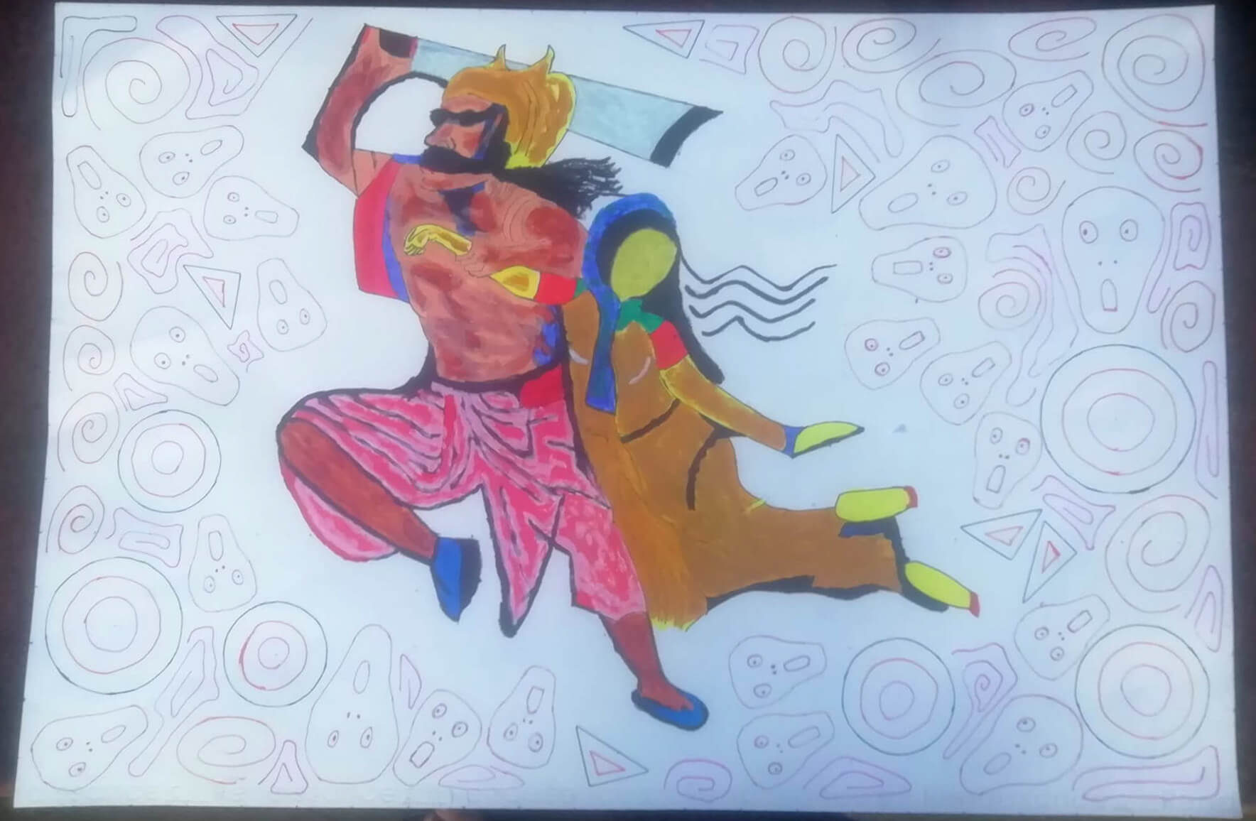 Abduction of Sita by Ravana (painting) – The Mog Nation Wiki